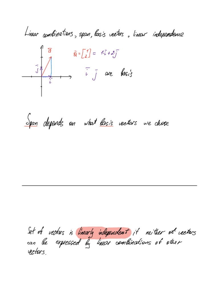 Definitions | PDF | Basis (Linear Algebra) | Mathematics