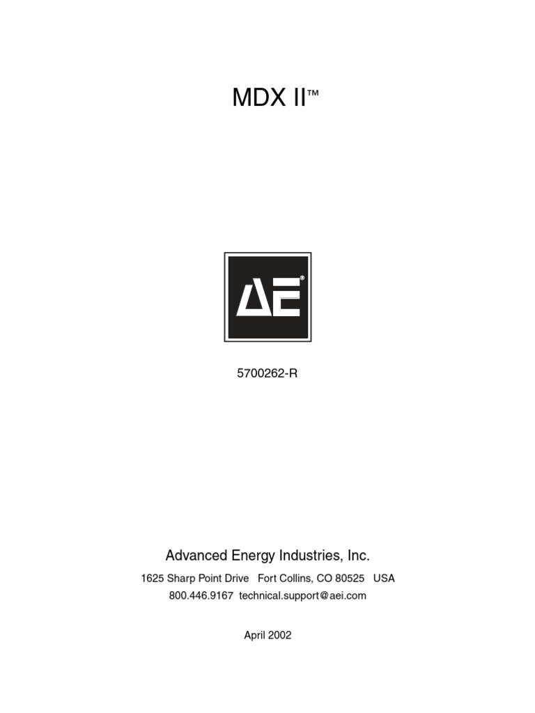 MDX Ii | PDF | Computer Engineering | Electrical Engineering