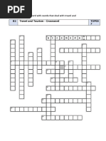 Travel-Themed Crossword Puzzle | PDF