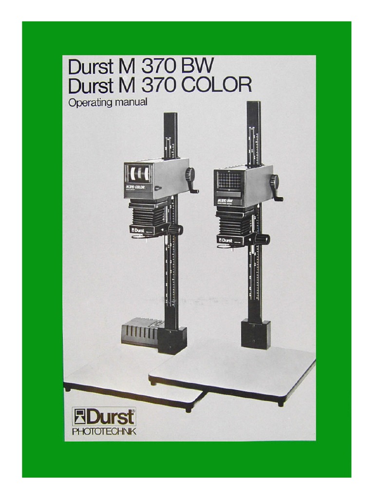 Durst M370 | PDF