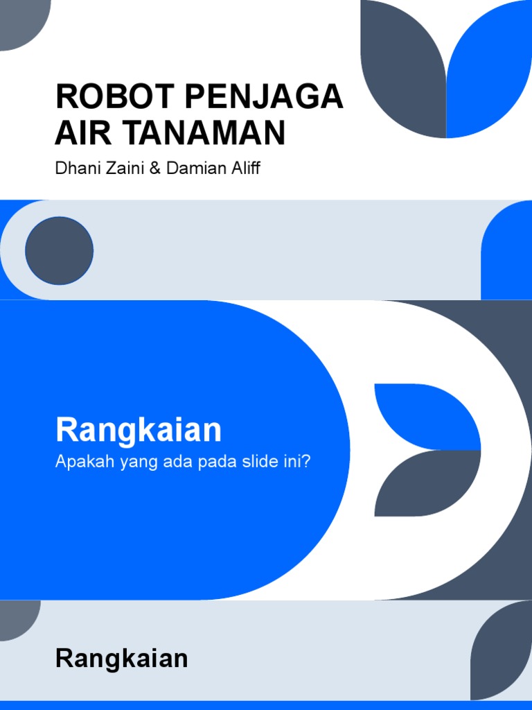 Robot Penjaga Air Tanaman | PDF | Griya & Taman | Teknologi & Rekayasa
