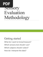 Sensory Exp4 - Ranking Test | PDF | Experiment | Level Of Measurement
