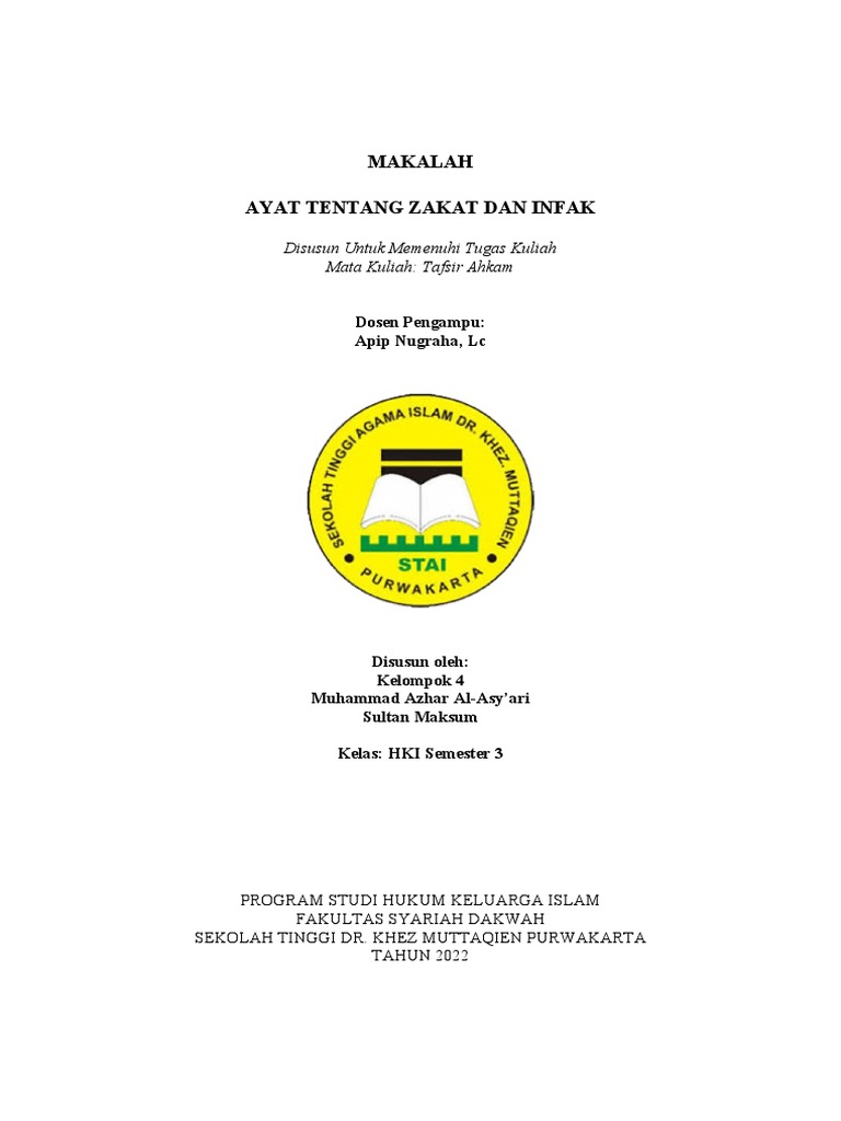 Makalah Tafsir Ahkam | PDF | Agama & Spiritualitas