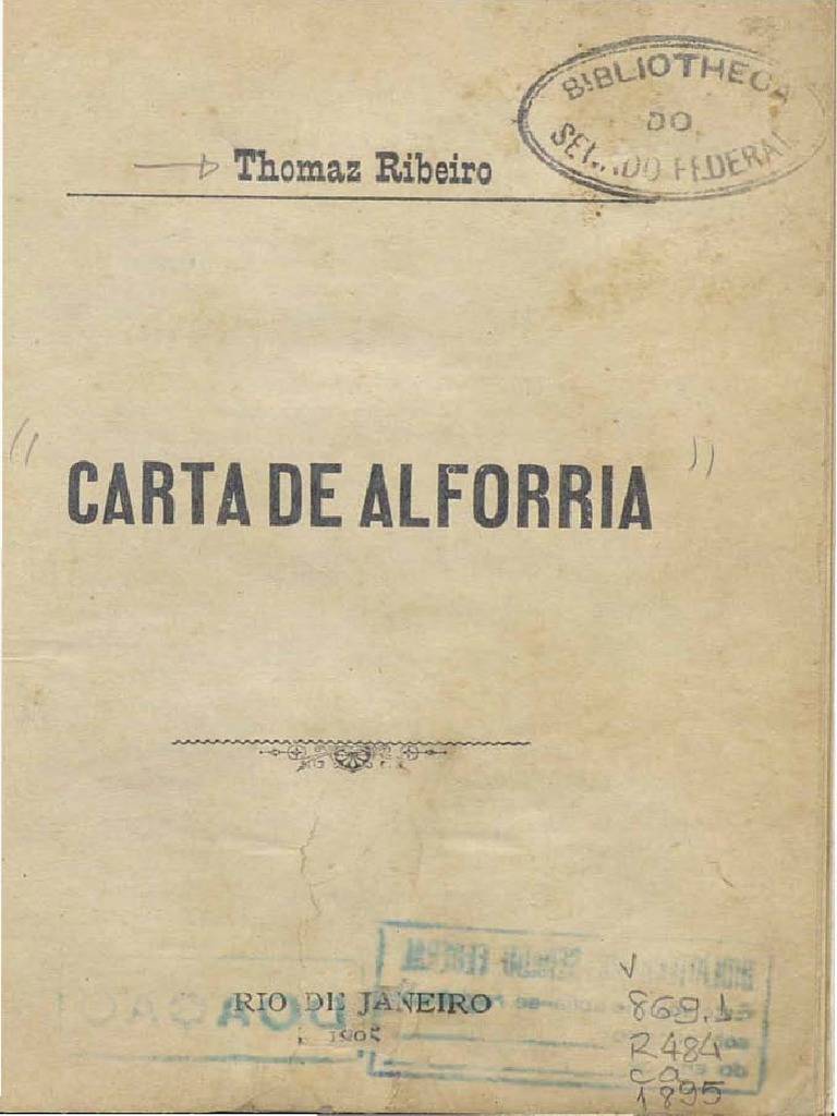 (Carta de Alforria: Thomaz Ribeiro | PDF