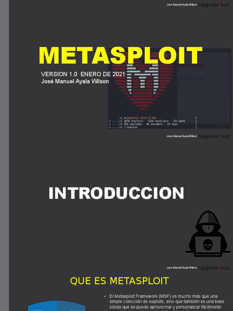 Metasploit | PDF | Explotar (Seguridad Informática) | Informática