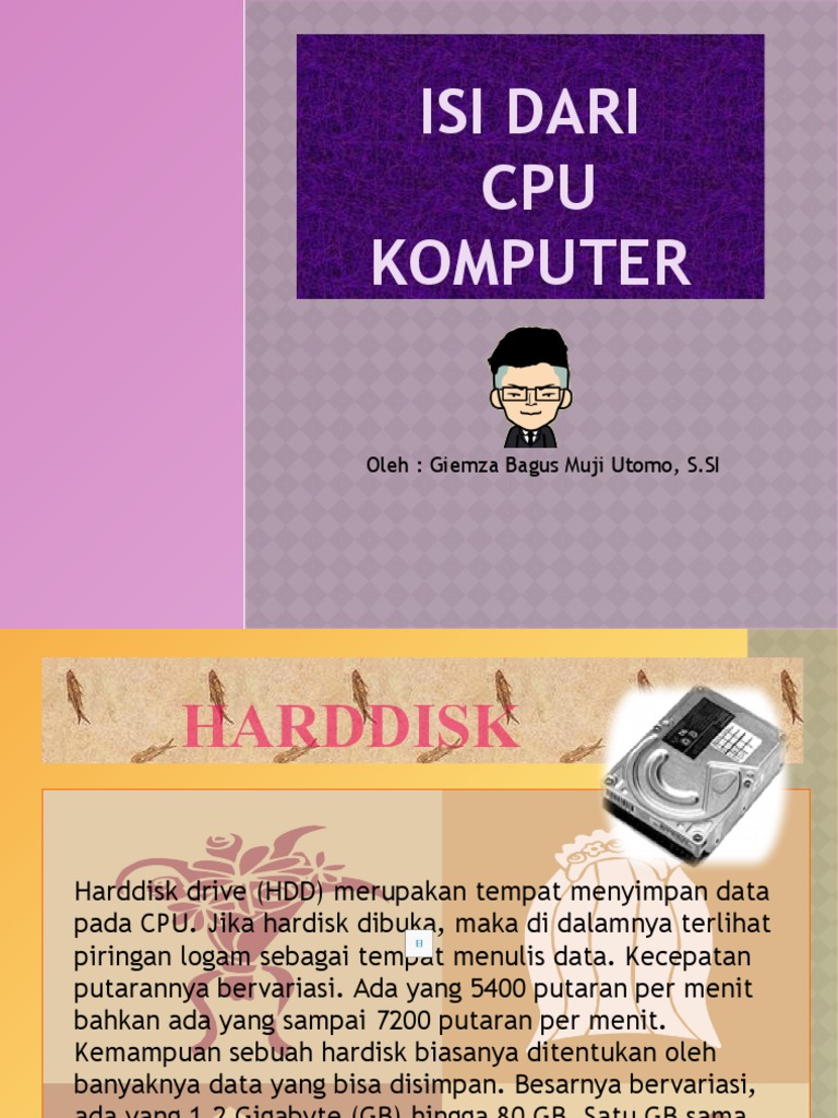 Bagian-Bagian CPU Dan Pengertiannya | PDF