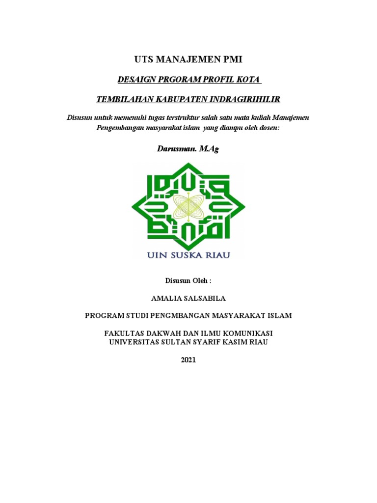 Desain Program Pengembangan Tembilahan | PDF