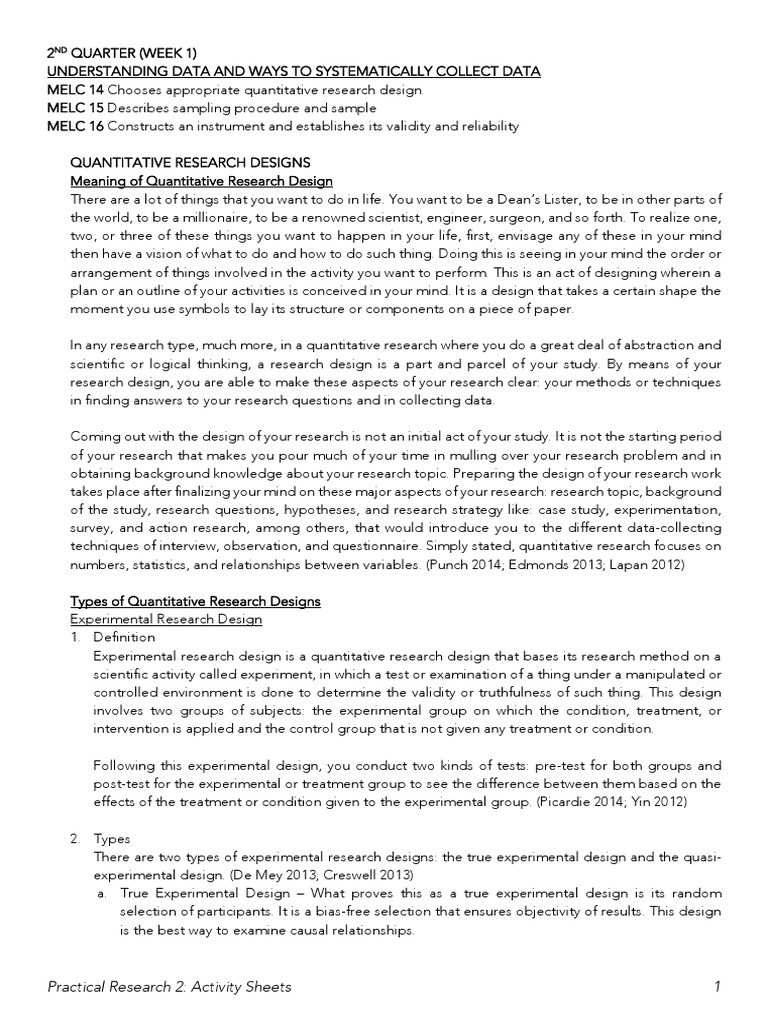 Practical Research 2 2nd Quarter | PDF