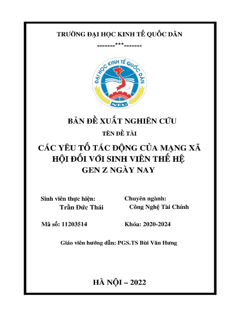 NCKH Tran Duc Thai | PDF