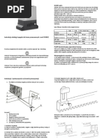 Skrocona Instrukcja FAAC 740 I 741 | PDF