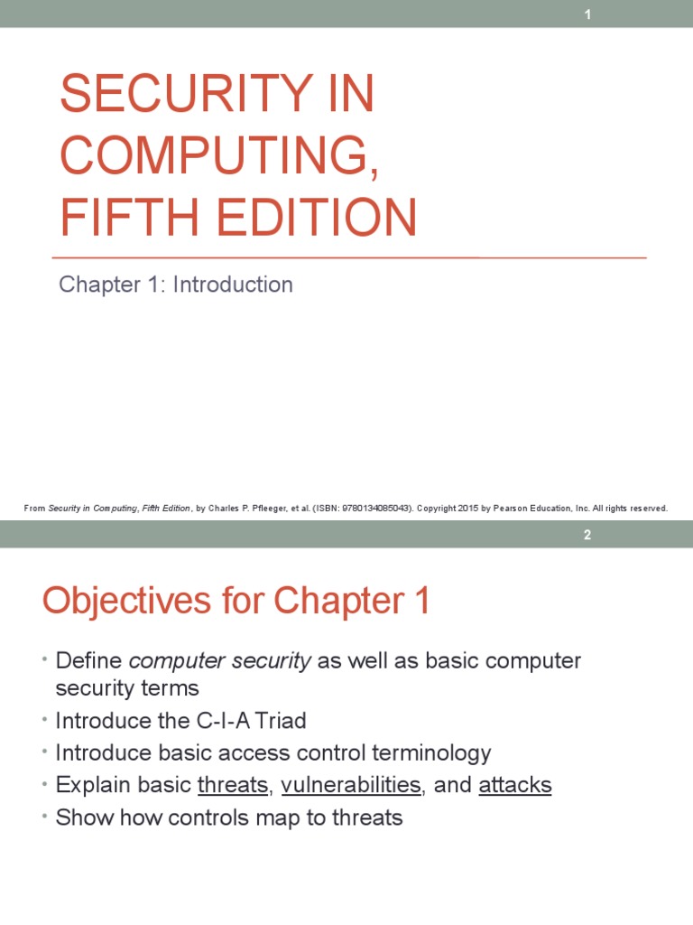 CH 01 | PDF | Information Security | Operating System