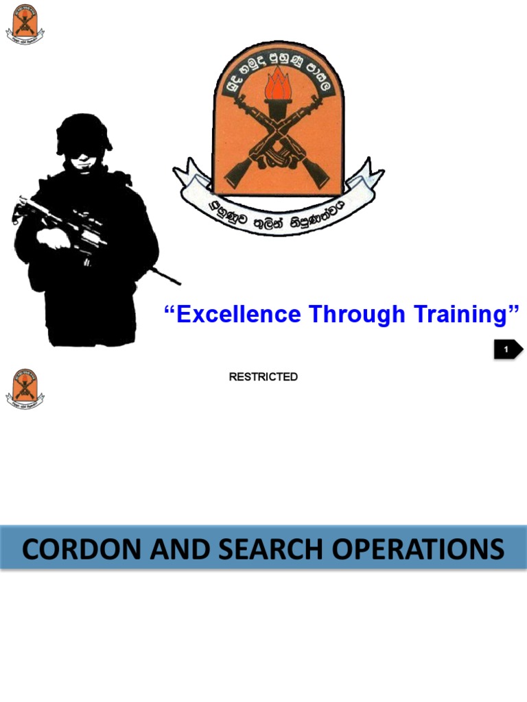 Cordon and Search Operations | Download Free PDF | Police | Interrogation