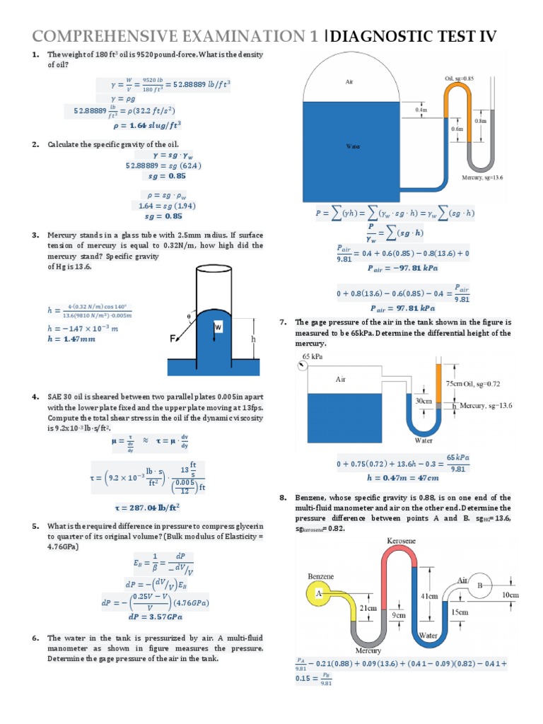 Hydraulics | PDF | Pressure Measurement | Pressure