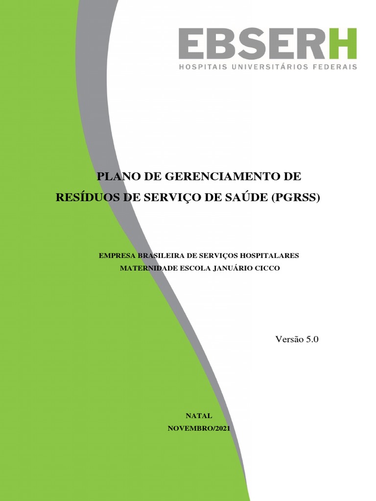 PGRSS - MEJC - 2022 - Plano de Gerencimanento de Resíduos de Serviços ...