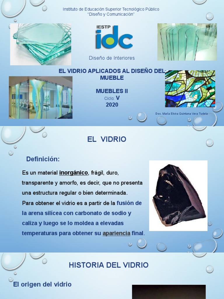 9 Vidrio | PDF | Lentes | Cristal
