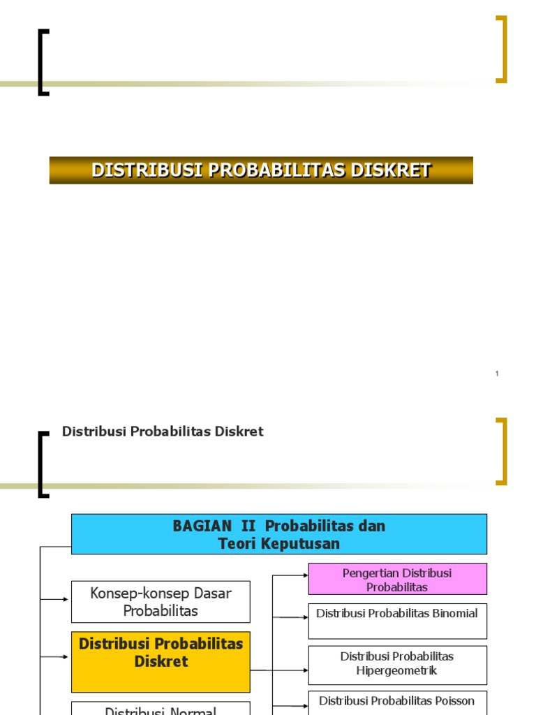 Distribusi Probabilitas Diskret | PDF