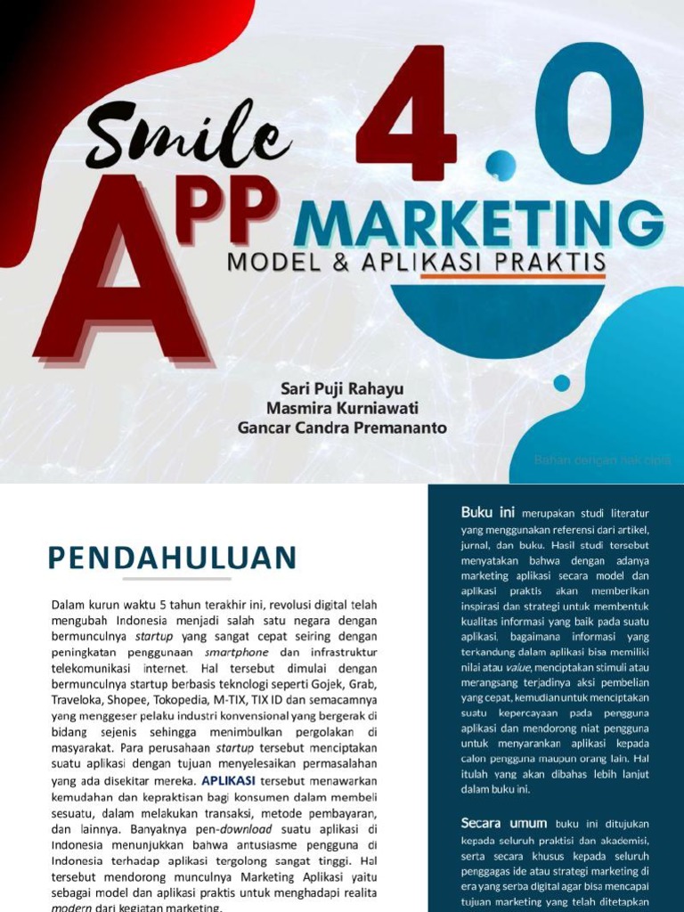 Smile APP Marketing 4.0 Model & Aplikasi Praktis | PDF