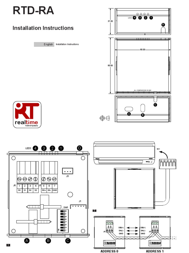 RTD RA Modbus | PDF | Computer Engineering | Electronics