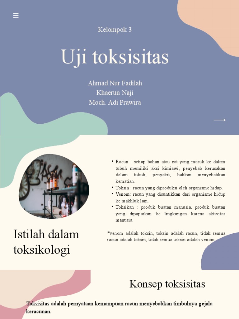 Kel 3 Uji Toksisitas | PDF