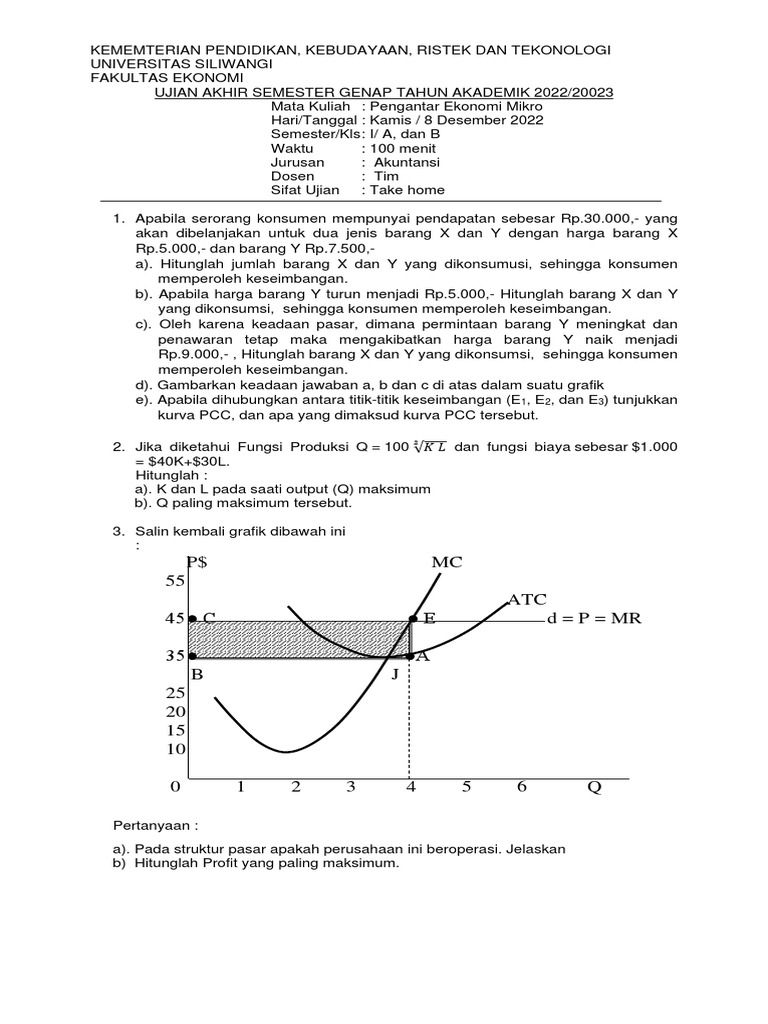 Soal UAS 2022-2023 | PDF