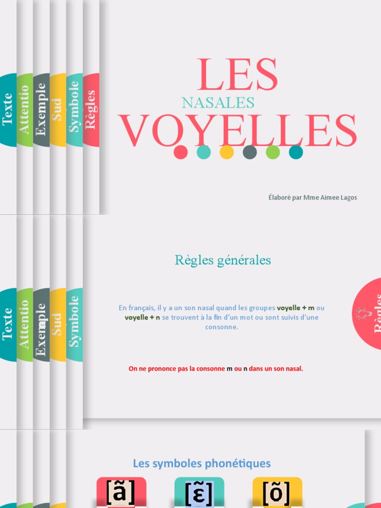 Les Voyelles Nasales | PDF | Phonétique | Langues