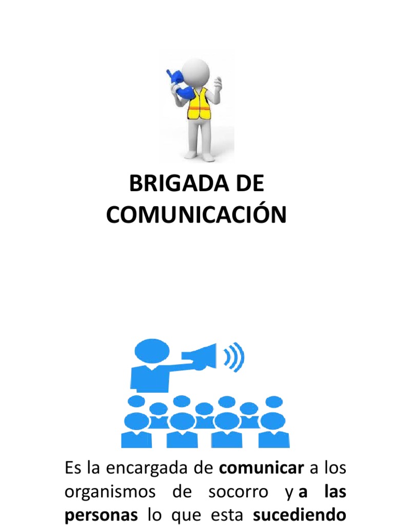 Capacitación Brigada De Comunicación Pdf Bombero Gestión De