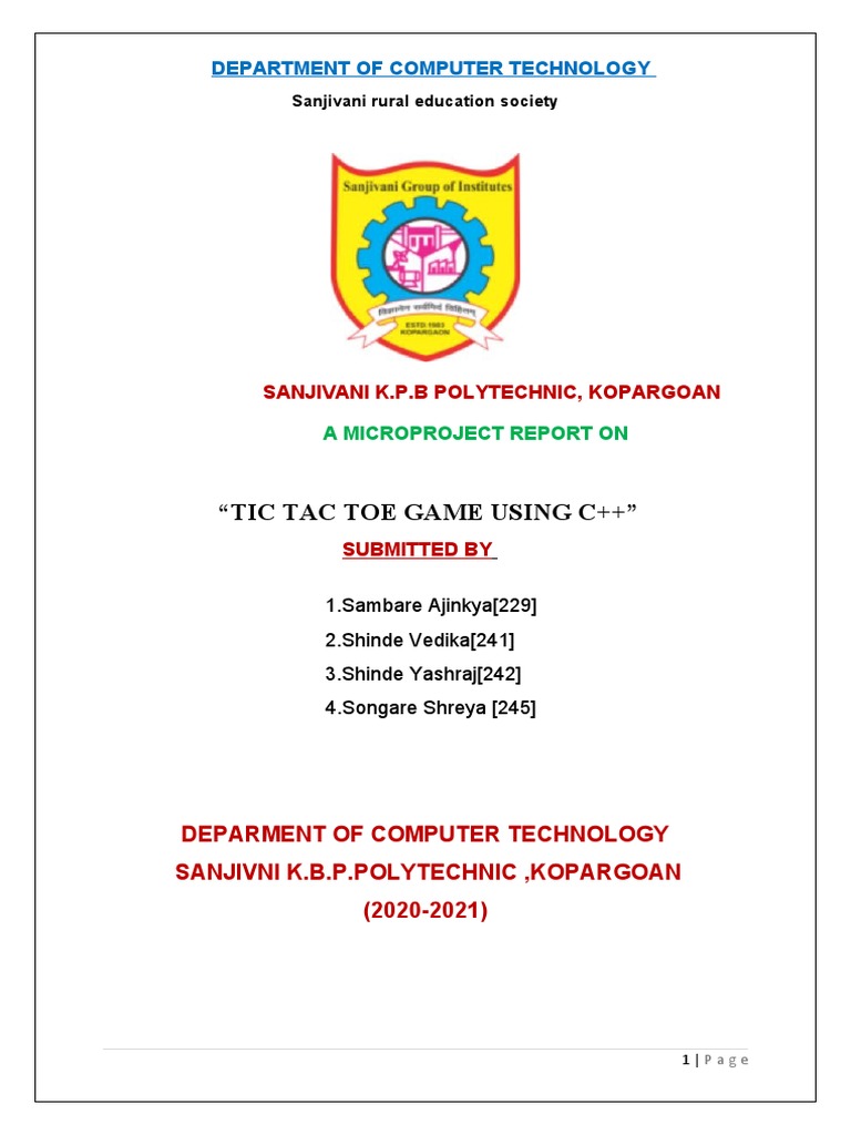 Micro-Project Report CGR | PDF | Computer Program | Programming