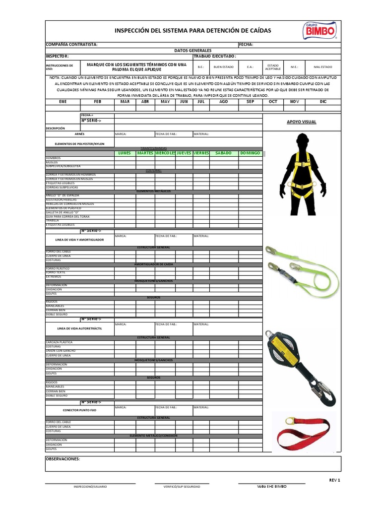 6.-Formato Check List Maq y Herramienta | Descargar gratis PDF ...