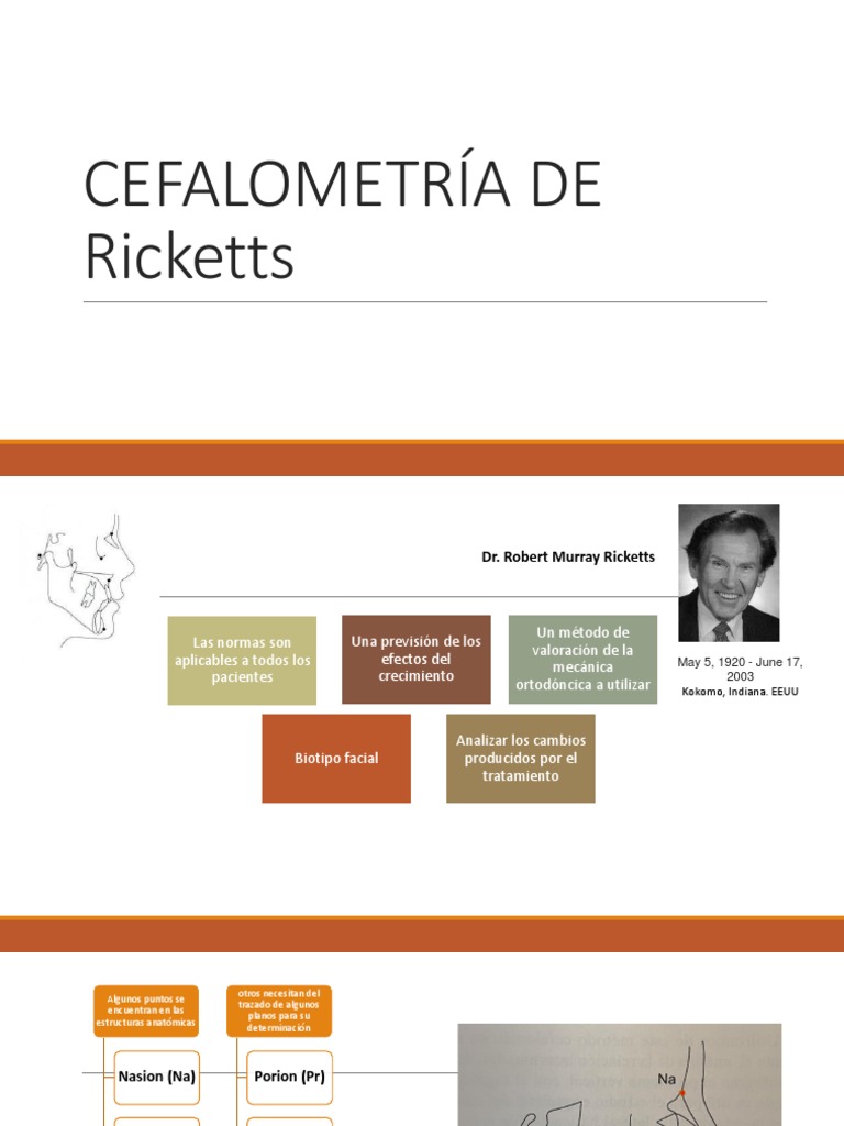 Cefalometría Ricketts: Análisis Facial y Diagnóstico | PDF | Boca ...