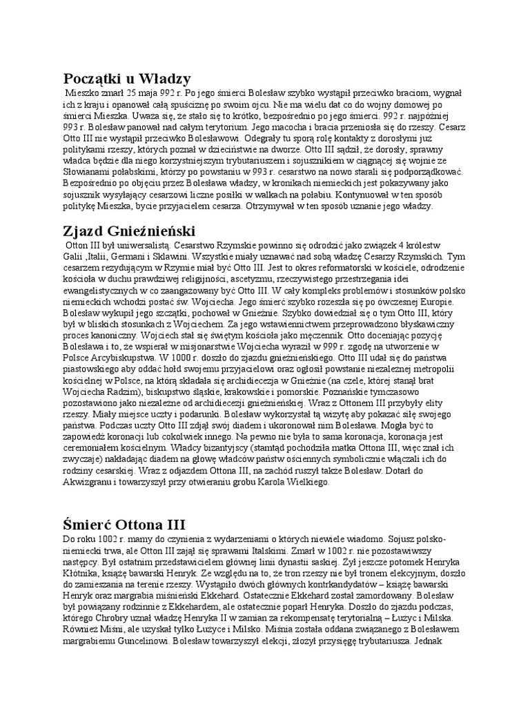 Bolesław Chrobry | PDF