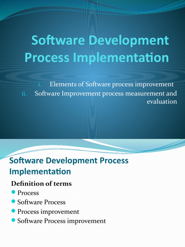 5.1 MIT 820 Software Development Process Improvement | PDF | Software Development | Systems ...