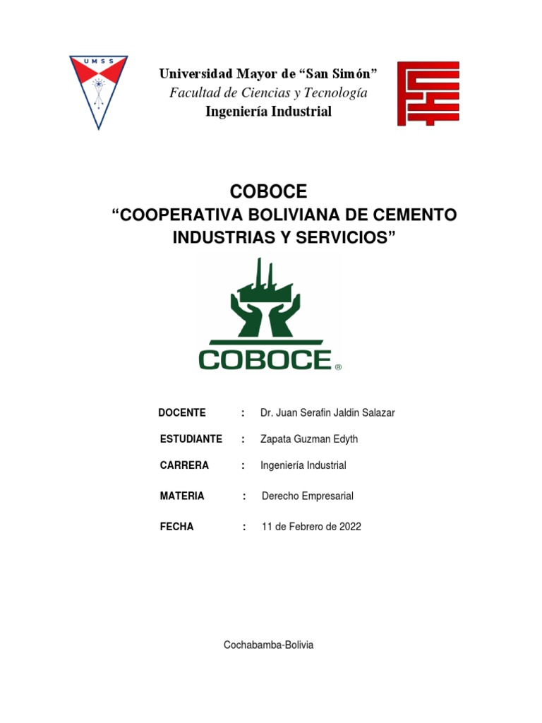 Coboce .. | PDF | Hormigón | Cooperativa