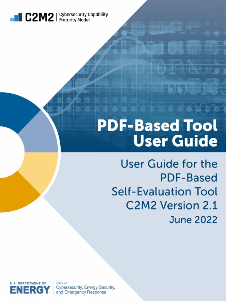 C2M2 V2.1 PDF-Based Self-Evaluation Tool User Guide | PDF | Computer Security | Security