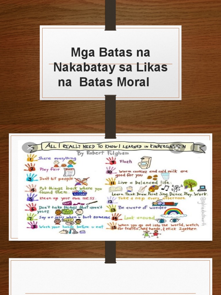 Mga Batas Na Nakabatay Sa Likas Na Batas | PDF