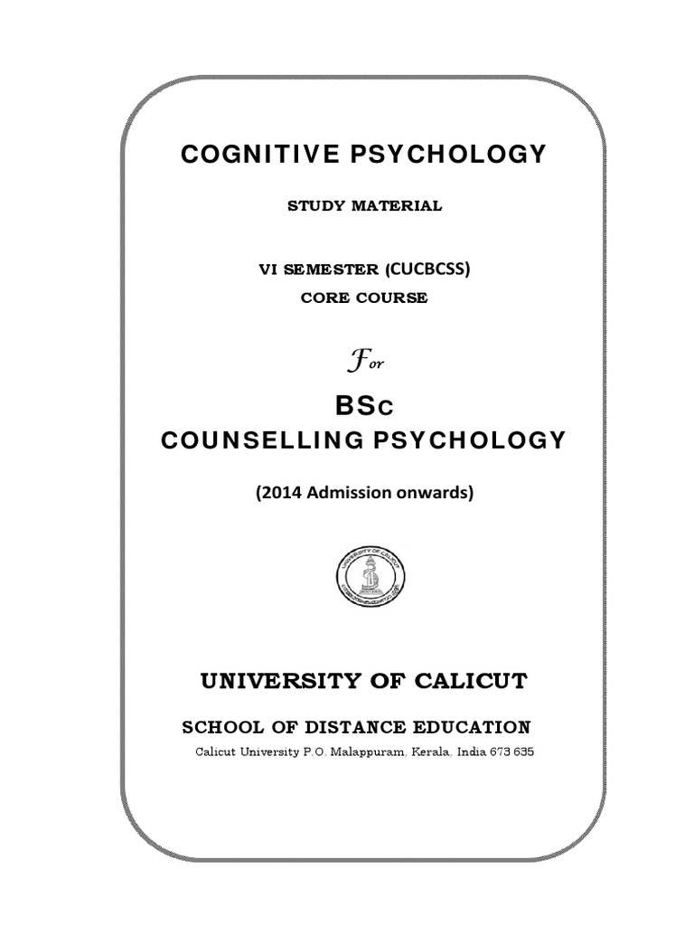 Sde 201 | PDF | Cognitive Neuroscience | Cognitive Science