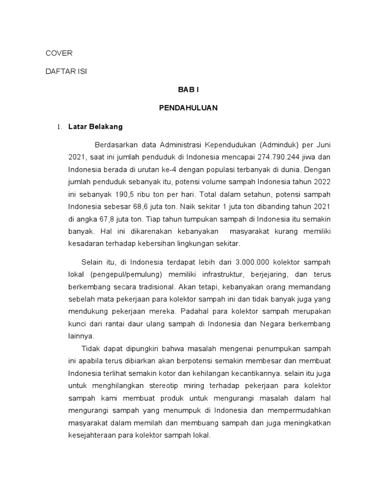 Bisnis Proposal | PDF | Bisnis | Komputer