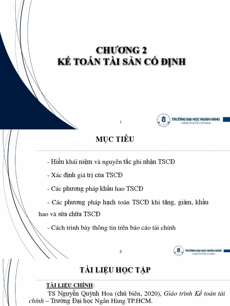 ACC302 - Slide bài giảng KTTC - Chương 2 | PDF