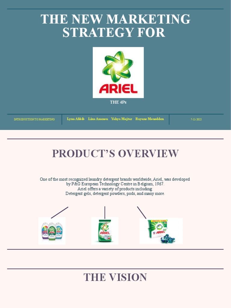 Marketing Strategy Ariel | PDF | Detergent | Marketing