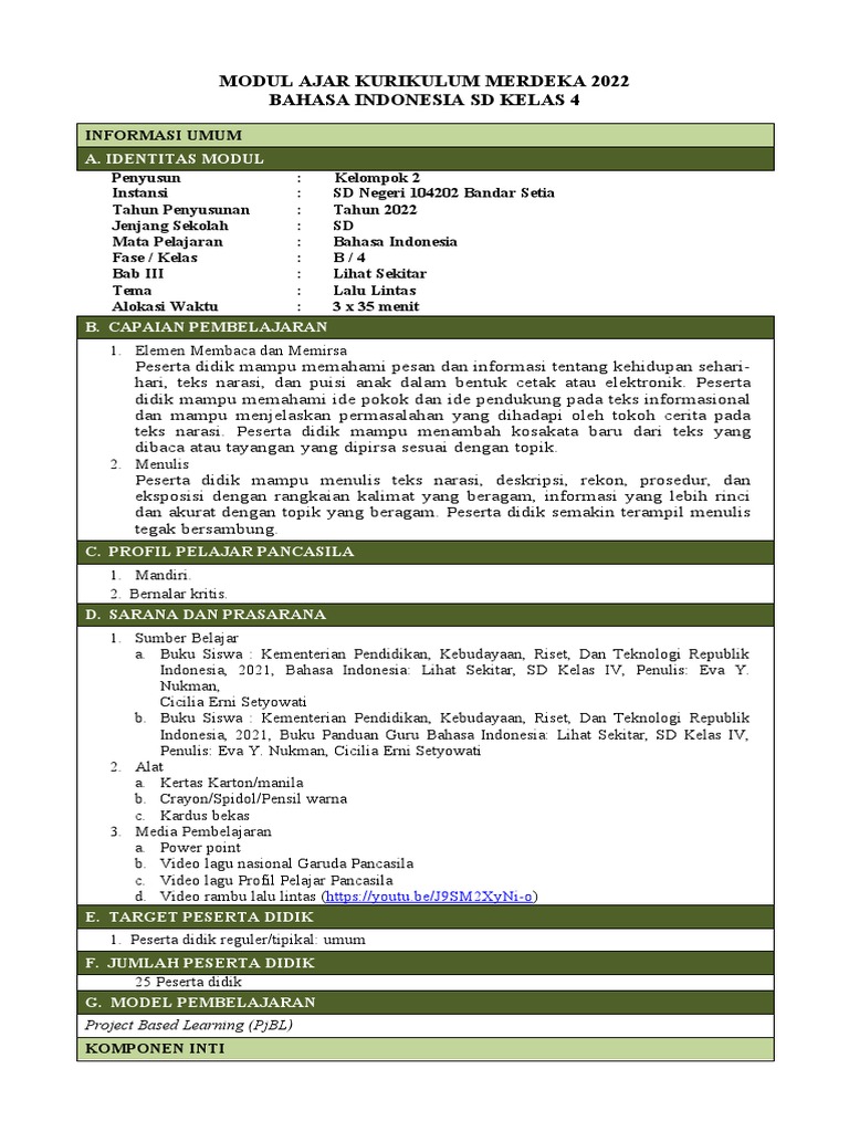 Modul Ajar Asesmen | PDF