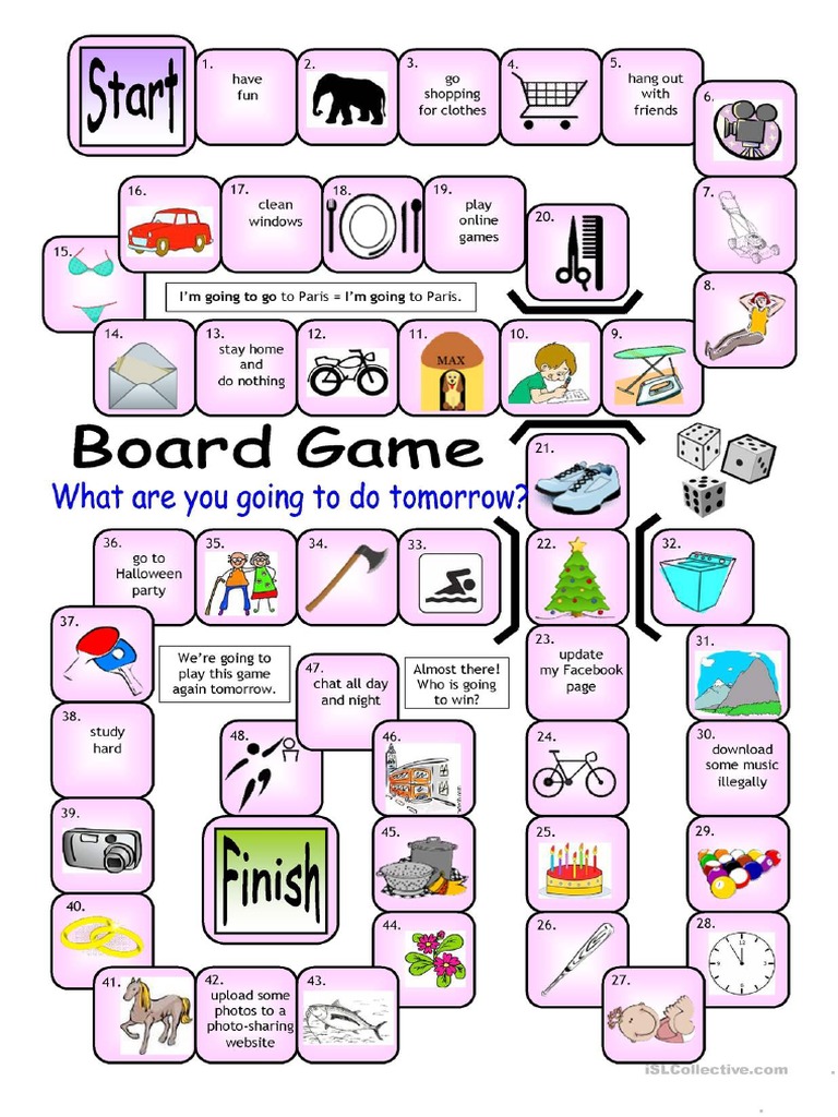 1.be Going To - Board Game | PDF