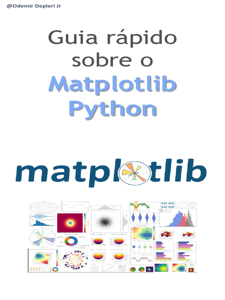 Guia Rápido Matplot Lib Python | PDF | Python (linguagem de programação ... Guia Rápido Matplot Lib Python | PDF | Python (linguagem de programação ...