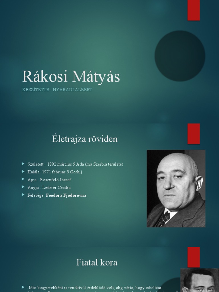 Rákosi Mátyás | PDF
