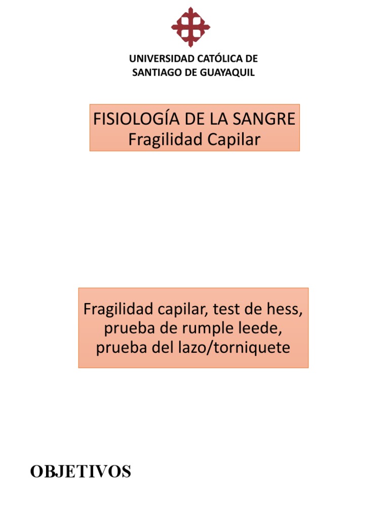 4 Fragilidad Capilar Dra Greta Franco | PDF | Capilar | Presión sanguínea