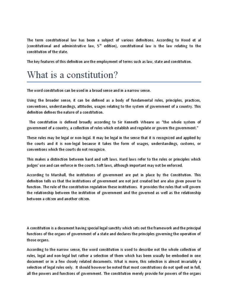 Constitution | PDF | Government | Justice