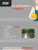 Bandhara Irrigation | PDF | Dam | River