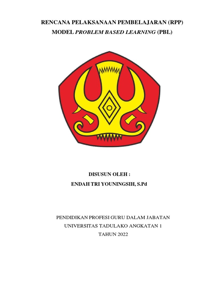 Contoh RPP Inovatif PPG Dalam Jabatan Model Pembelajaran PBL Dan PJBL | PDF