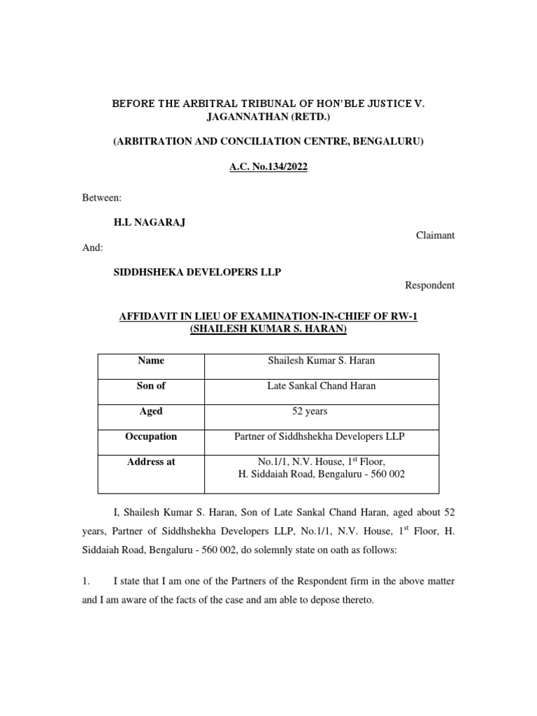 Affidavit Evidence - Ver 4 | PDF | Value Added Tax | Taxes