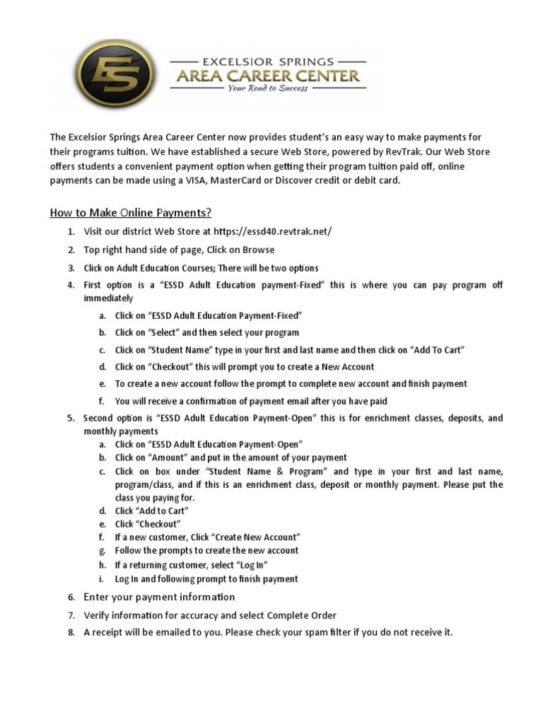 Revtrak Online Payments | PDF | Payments | Online Shopping