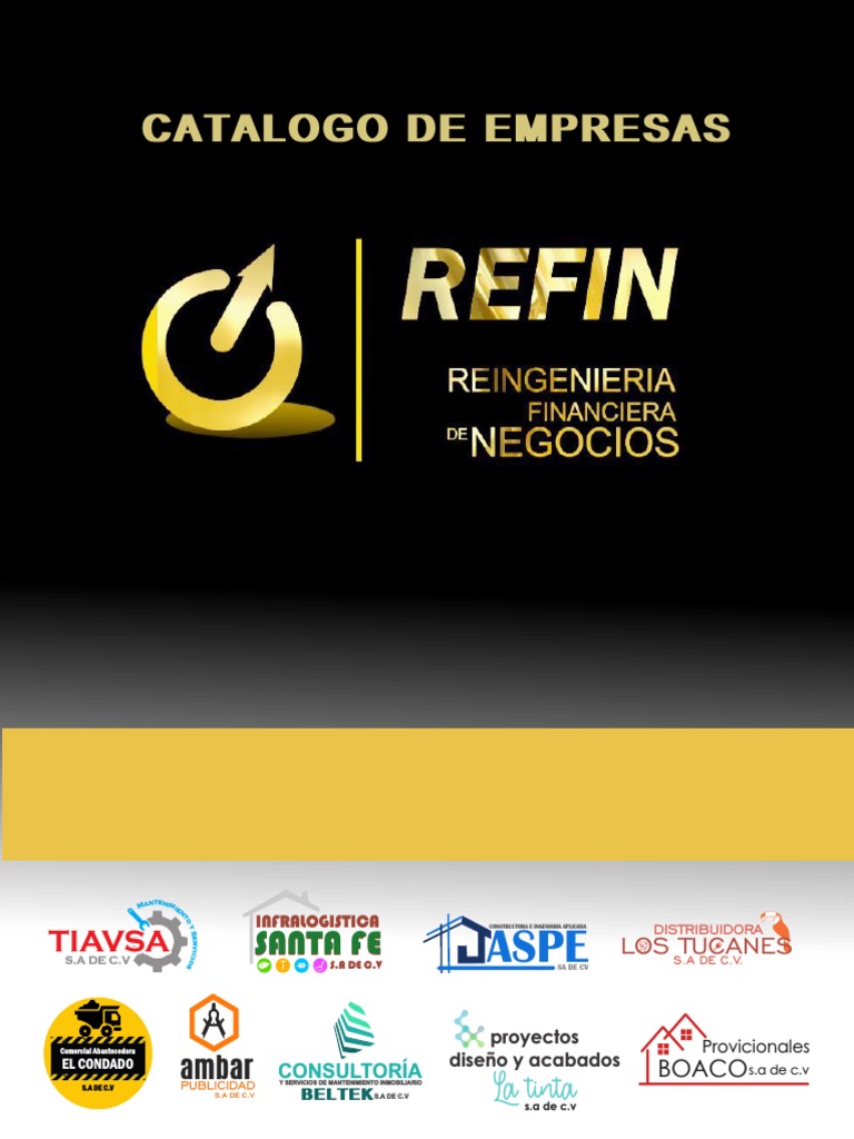 Catalogo de Empresas Refin Enero 2020 | PDF | Internet | Publicidad