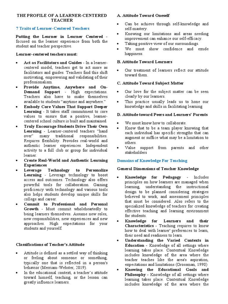 Finals | PDF | Teaching Method | Learning